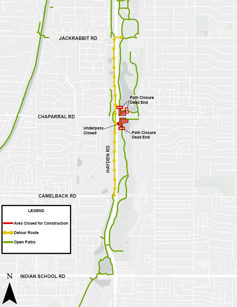 Indian Bend Wash Underpass at Chaparral Road